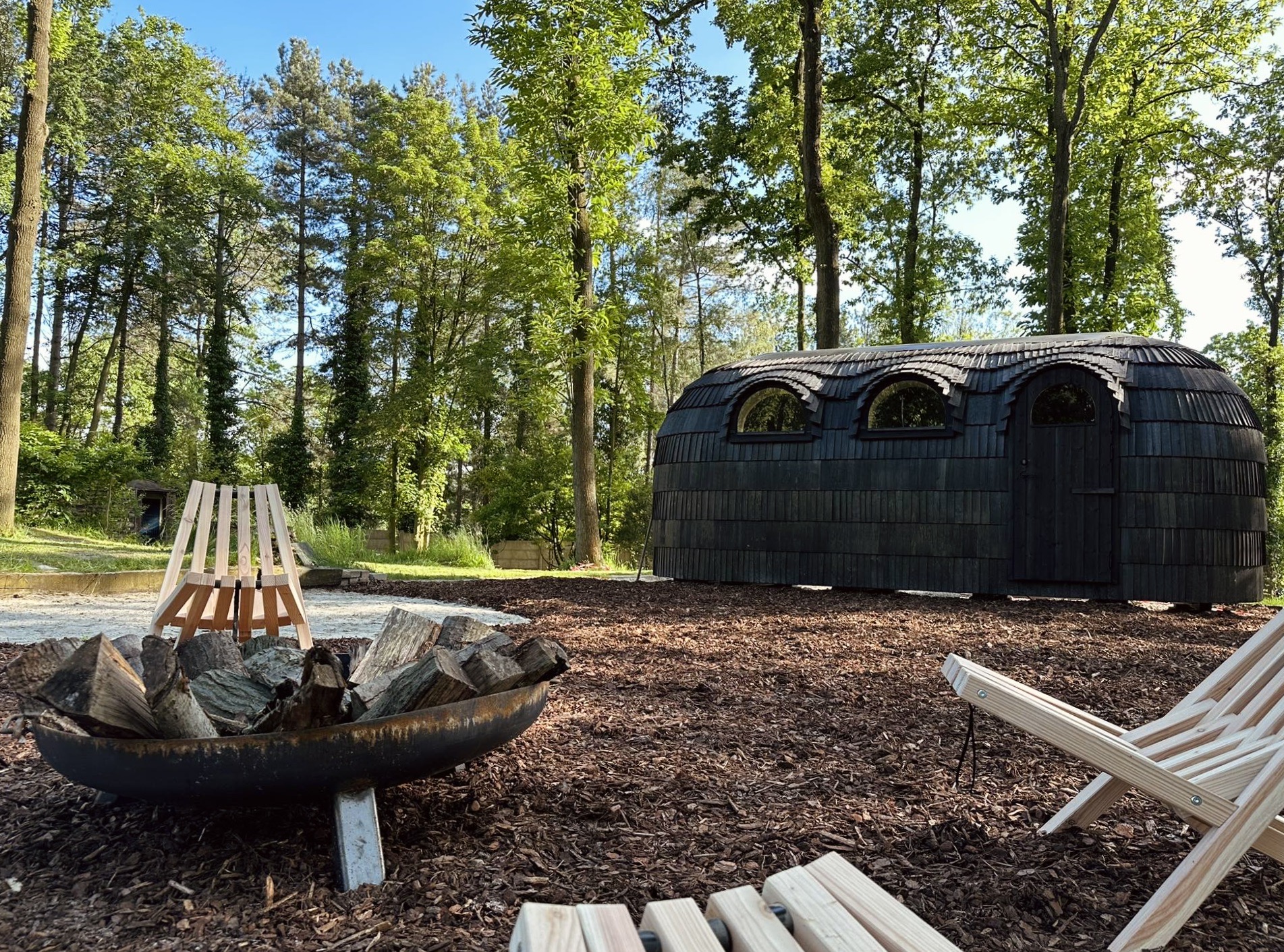 Sauna fun at Athena Helios - Athena